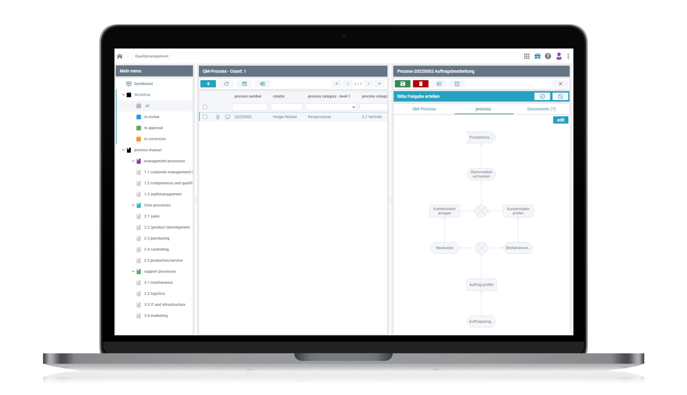 alphaflow | Qualitätsmanagement (Template) | d.velop store